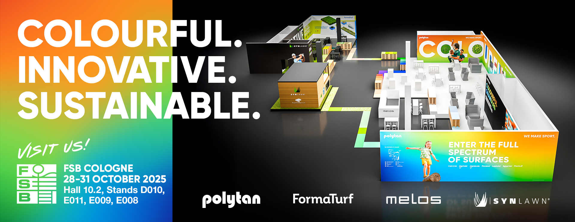 Colourful. Innovative. Sustainable. SYNLawn at FSB 2025